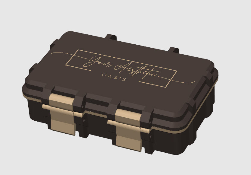 Travel Storage Pod Small | Your Aesthetic Oasis Logo | Pep Pods